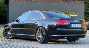 Black Audi A8 2007 in Tallinn, with an engine capacity of 4.10 L and mileage of 395 thousand km for 3885 €, photo 6 on AUTOMOTO.COM.LV