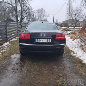 Melns Audi A8 2007 Rīga, ar dzinēja tilpumu 4.20 L un nobraukumu 400 tūkst. km par 4500 €, foto 5 vietnē AUTOMOTO.COM.LV