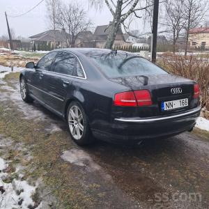 Melns Audi A8 2007 Rīga, ar dzinēja tilpumu 4.20 L un nobraukumu 400 tūkst. km par 4500 €, foto 6 vietnē AUTOMOTO.COM.LV