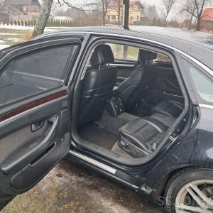 Melns Audi A8 2007 Rīga, ar dzinēja tilpumu 4.20 L un nobraukumu 400 tūkst. km par 4500 €, foto 7 vietnē AUTOMOTO.COM.LV