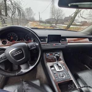 Melns Audi A8 2007 Rīga, ar dzinēja tilpumu 4.20 L un nobraukumu 400 tūkst. km par 4500 €, foto 9 vietnē AUTOMOTO.COM.LV