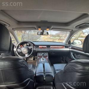 Melns Audi A8 2007 Rīga, ar dzinēja tilpumu 4.20 L un nobraukumu 400 tūkst. km par 4500 €, foto 10 vietnē AUTOMOTO.COM.LV