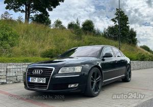 Black Audi A8 2007 in Tallinn, with an engine capacity of 4.10 L and mileage of 0 thousand km for 4600 €, photo  on AUTOMOTO.COM.LV