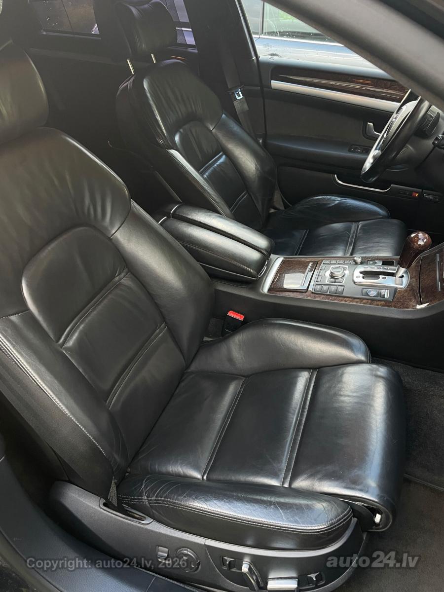 Melns Audi A8 2007 Tallina, ar dzinēja tilpumu 4.10 L un nobraukumu 0 tūkst. km par 4600 €, foto 9 vietnē AUTOMOTO.COM.LV