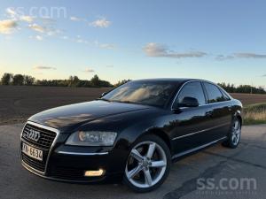 Melns Audi A8 2007 Jelgava, ar dzinēja tilpumu 3.00 L un nobraukumu 406 tūkst. km par 6800 €, foto 3 vietnē AUTOMOTO.COM.LV