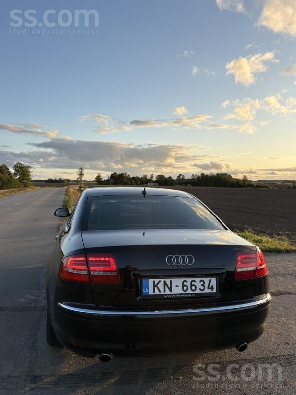 Melns Audi A8 2007 Jelgava, ar dzinēja tilpumu 3.00 L un nobraukumu 406 tūkst. km par 6800 €, foto 4 vietnē AUTOMOTO.COM.LV