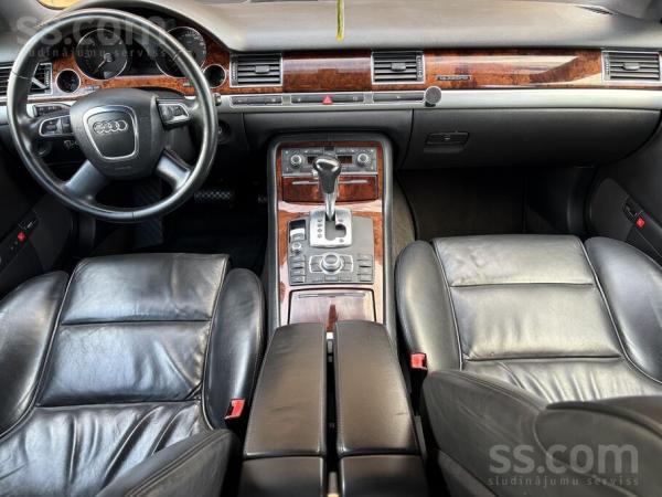 Melns Audi A8 2007 Jelgava, ar dzinēja tilpumu 3.00 L un nobraukumu 406 tūkst. km par 6800 €, foto 5 vietnē AUTOMOTO.COM.LV