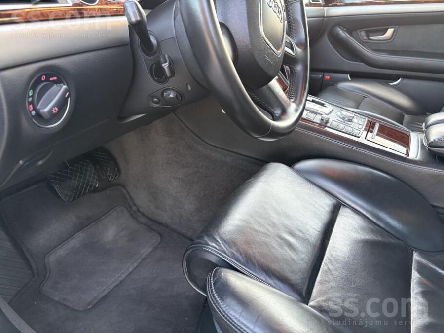 Melns Audi A8 2007 Jelgava, ar dzinēja tilpumu 3.00 L un nobraukumu 406 tūkst. km par 6800 €, foto 8 vietnē AUTOMOTO.COM.LV