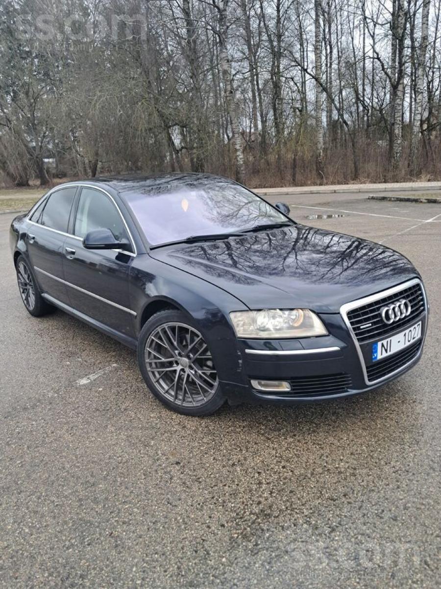 Черный Ауди А8 2007 в Айзкраукле, объемом двигателя 3.00 л и пробегом 297 тыс. км за 5500 €, фото 1 на AUTOMOTO.COM.LV