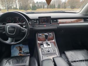 Черный Ауди А8 2007 в Айзкраукле, объемом двигателя 3.00 л и пробегом 297 тыс. км за 5500 €, фото 3 на AUTOMOTO.COM.LV
