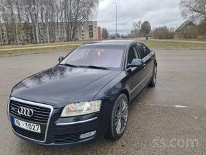 Черный Ауди А8 2007 в Айзкраукле, объемом двигателя 3.00 л и пробегом 297 тыс. км за 5500 €, фото 4 на AUTOMOTO.COM.LV