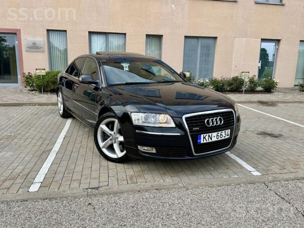 Black Audi A8 2008 in Jelgava, with an engine capacity of 3.00 L and mileage of 400 thousand km for 15000 €, photo 3 on AUTOMOTO.COM.LV