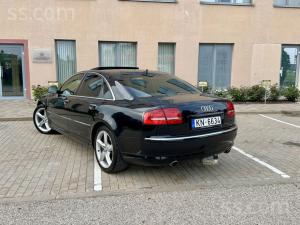 Black Audi A8 2008 in Jelgava, with an engine capacity of 3.00 L and mileage of 400 thousand km for 1490 €, photo 6 on AUTOMOTO.COM.LV