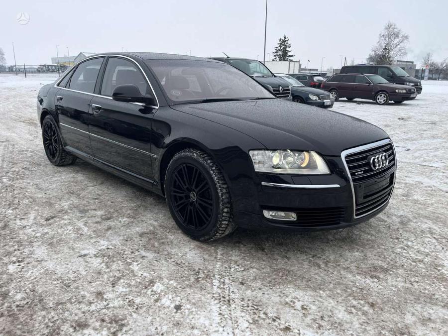 Melns Audi A8 2008 Marijampole, ar dzinēja tilpumu 4.13 L un nobraukumu 222 tūkst. km par 7900 €, foto 3 vietnē AUTOMOTO.COM.LV