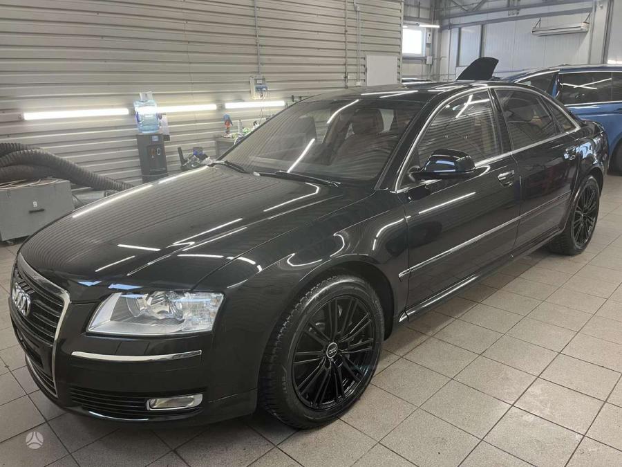Melns Audi A8 2008 Marijampole, ar dzinēja tilpumu 4.13 L un nobraukumu 222 tūkst. km par 7900 €, foto 30 vietnē AUTOMOTO.COM.LV