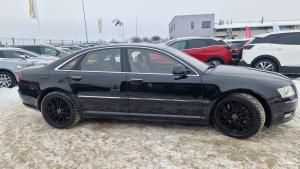Black Audi A8 2008 in Marijampole, with an engine capacity of 4.10 L and mileage of 222 thousand km for 7900 €, photo 6 on AUTOMOTO.COM.LV