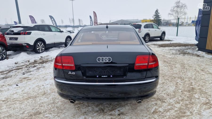 Black Audi A8 2008 in Marijampole, with an engine capacity of 4.10 L and mileage of 222 thousand km for 7900 €, photo 8 on AUTOMOTO.COM.LV