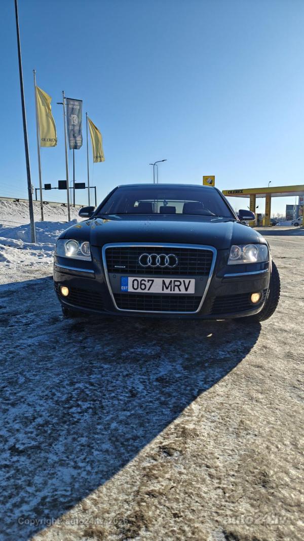 Black Audi A8 2008 in Tartu, with an engine capacity of 3.00 L and mileage of 394 thousand km for 5300 €, photo 1 on AUTOMOTO.COM.LV