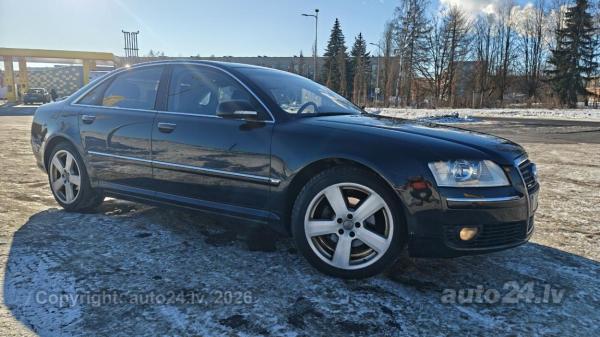 Black Audi A8 2008 in Tartu, with an engine capacity of 3.00 L and mileage of 394 thousand km for 5300 €, photo 4 on AUTOMOTO.COM.LV