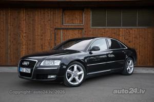Melns Audi A8 2008 Tartu, ar dzinēja tilpumu 3.00 L un nobraukumu 278 tūkst. km par 5500 €, foto  vietnē AUTOMOTO.COM.LV