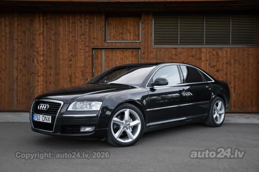 Melns Audi A8 2008 Tartu, ar dzinēja tilpumu 3.00 L un nobraukumu 278 tūkst. km par 5500 €, foto 1 vietnē AUTOMOTO.COM.LV