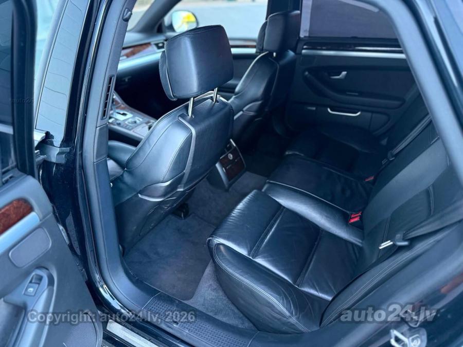Melns Audi A8 2008 Tartu, ar dzinēja tilpumu 3.00 L un nobraukumu 278 tūkst. km par 5500 €, foto 10 vietnē AUTOMOTO.COM.LV