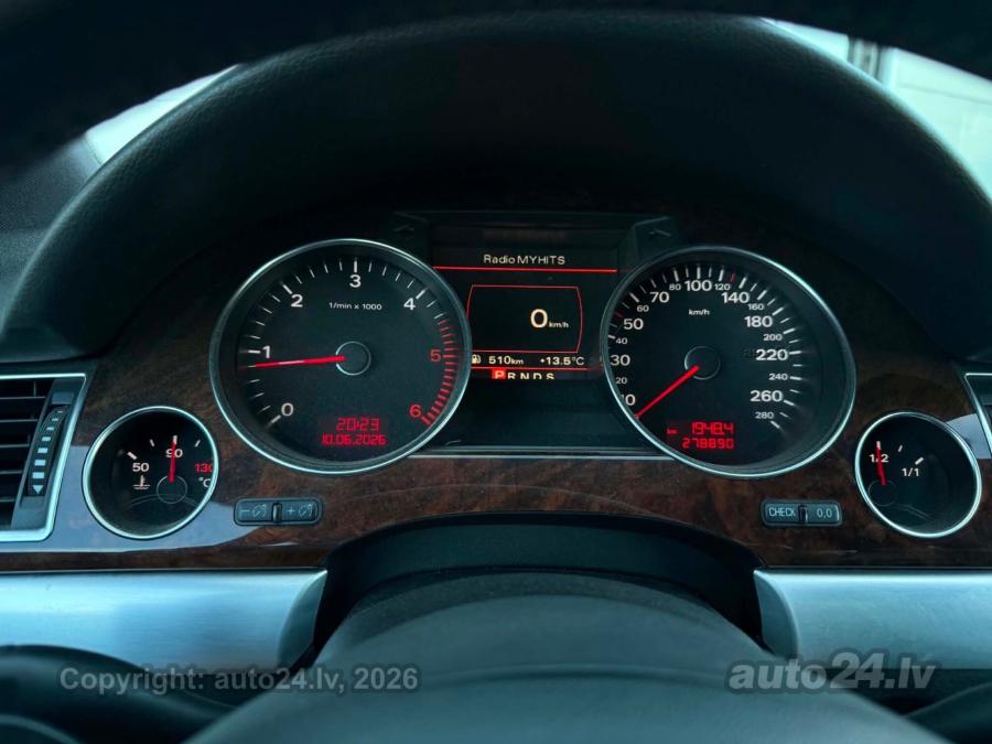 Melns Audi A8 2008 Tartu, ar dzinēja tilpumu 3.00 L un nobraukumu 278 tūkst. km par 5500 €, foto 21 vietnē AUTOMOTO.COM.LV