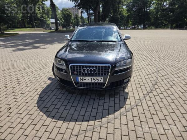 Черный Ауди А8 2008 в Рига, объемом двигателя 3.00 л и пробегом 0 тыс. км за 6500 €, фото 1 на AUTOMOTO.COM.LV