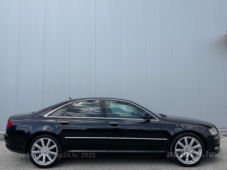 Black Audi A8 2008 in Tartu, with an engine capacity of 3.00 L and mileage of 488 thousand km for 8999 €, photo 4 on AUTOMOTO.COM.LV