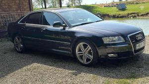 Melns Audi A8 2008 Šalčininkai, ar dzinēja tilpumu 2.97 L un nobraukumu 360 tūkst. km par 6000 €, foto  vietnē AUTOMOTO.COM.LV