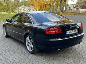 Black Audi A8 2008 in Salcininkai, with an engine capacity of 2.97 L and mileage of 360 thousand km for 6000 €, photo 4 on AUTOMOTO.COM.LV