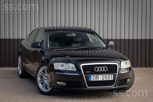 Black Audi A8 2008 in Talsi, with an engine capacity of 3.00 L and mileage of 0 thousand km for 5950 €, photo  on AUTOMOTO.COM.LV