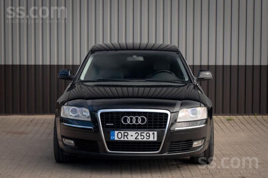 Black Audi A8 2008 in Talsi, with an engine capacity of 3.00 L and mileage of 0 thousand km for 5950 €, photo 3 on AUTOMOTO.COM.LV