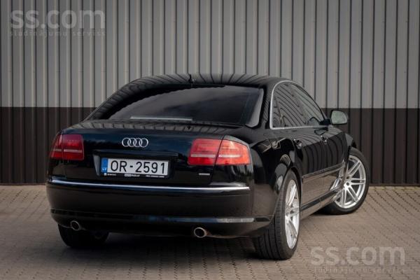 Audi A8 2008 in Talsi on AUTOMOTO.COM.LV Black Audi A8 2008 in Talsi, with an engine capacity of 3.00 L and mileage of 0 thousand km for 5950 €, photo 8 on AUTOMOTO.COM.LV