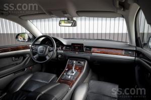Black Audi A8 2008 in Talsi, with an engine capacity of 3.00 L and mileage of 0 thousand km for 5950 €, photo 9 on AUTOMOTO.COM.LV