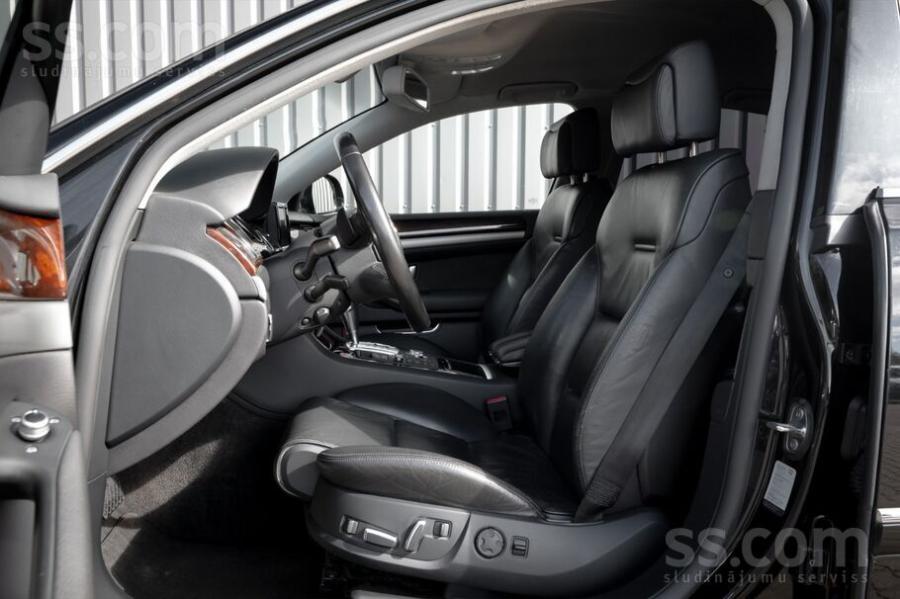Black Audi A8 2008 in Talsi, with an engine capacity of 3.00 L and mileage of 0 thousand km for 5950 €, photo 10 on AUTOMOTO.COM.LV
