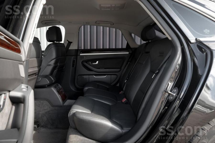 Black Audi A8 2008 in Talsi, with an engine capacity of 3.00 L and mileage of 0 thousand km for 5950 €, photo 11 on AUTOMOTO.COM.LV