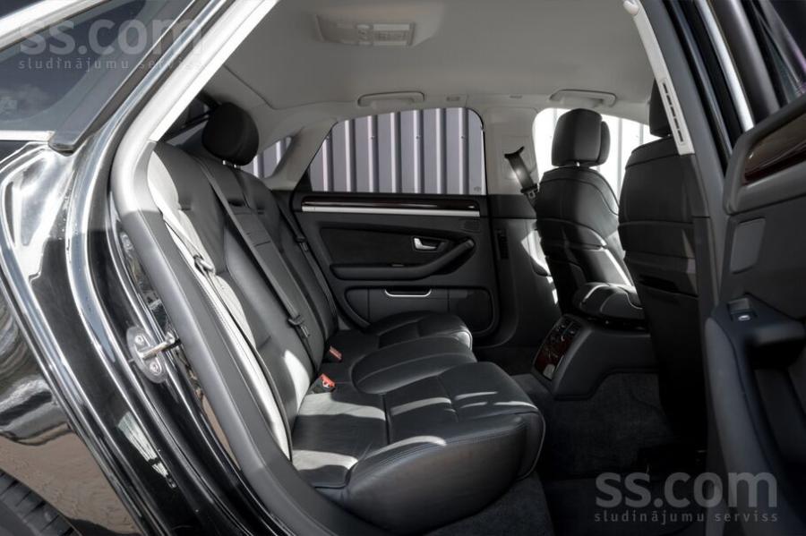 Black Audi A8 2008 in Talsi, with an engine capacity of 3.00 L and mileage of 0 thousand km for 5950 €, photo 12 on AUTOMOTO.COM.LV