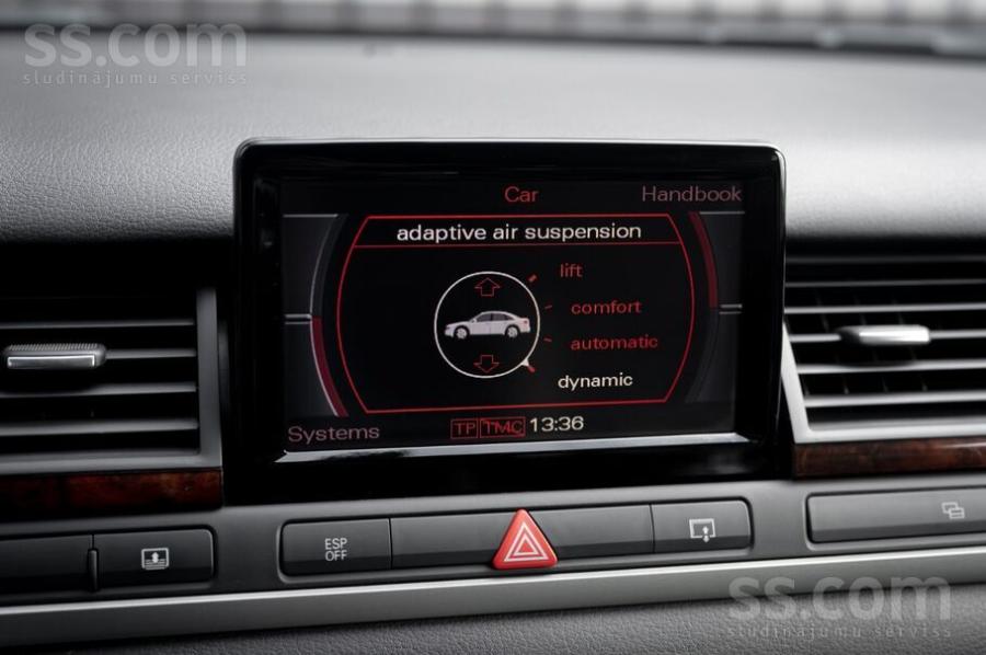 Black Audi A8 2008 in Talsi, with an engine capacity of 3.00 L and mileage of 0 thousand km for 5950 €, photo 24 on AUTOMOTO.COM.LV
