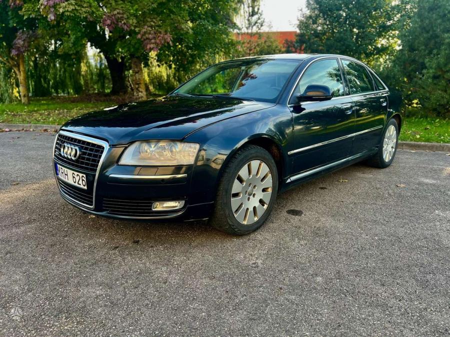 Melns Audi A8 2008 Ukmergė, ar dzinēja tilpumu 2.97 L un nobraukumu 396 tūkst. km par 3200 €, foto 4 vietnē AUTOMOTO.COM.LV