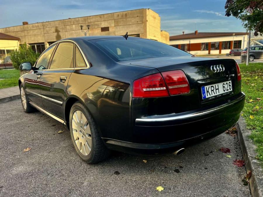 Melns Audi A8 2008 Ukmergė, ar dzinēja tilpumu 2.97 L un nobraukumu 396 tūkst. km par 3200 €, foto 8 vietnē AUTOMOTO.COM.LV
