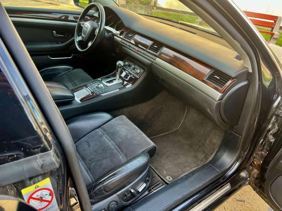 Melns Audi A8 2008 Ukmergė, ar dzinēja tilpumu 2.97 L un nobraukumu 396 tūkst. km par 3200 €, foto 17 vietnē AUTOMOTO.COM.LV