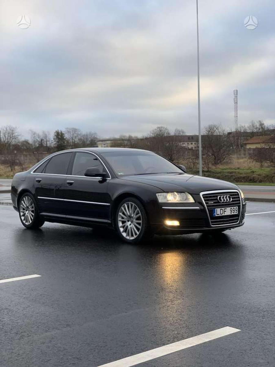 Melns Audi A8 2009 Šauļi, ar dzinēja tilpumu 4.20 L un nobraukumu 330 tūkst. km par 7250 €, foto 15 vietnē AUTOMOTO.COM.LV