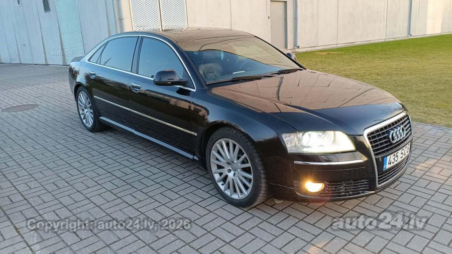 Melns Audi A8 2009 Tartu, ar dzinēja tilpumu 3.00 L un nobraukumu 333 tūkst. km par 6499 €, foto 1 vietnē AUTOMOTO.COM.LV