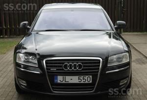 Black Audi A8 2009 in Liepaja, with an engine capacity of 3.00 L and mileage of 255 thousand km for 8500 €, photo 2 on AUTOMOTO.COM.LV