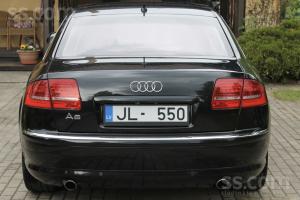 Black Audi A8 2009 in Liepaja, with an engine capacity of 3.00 L and mileage of 255 thousand km for 8500 €, photo 8 on AUTOMOTO.COM.LV