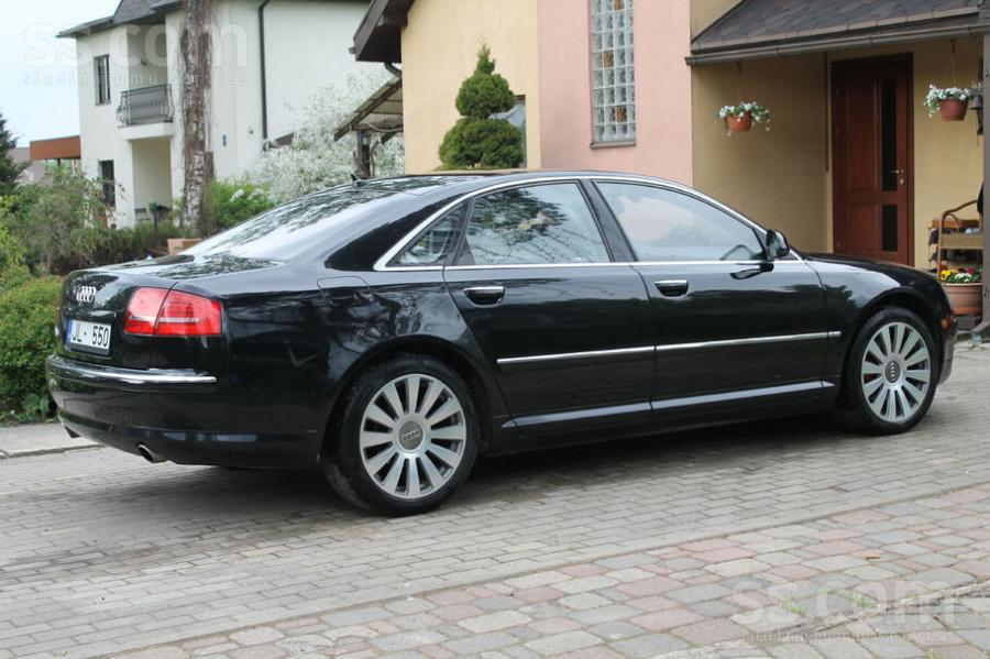 Black Audi A8 2009 in Liepaja, with an engine capacity of 3.00 L and mileage of 255 thousand km for 8500 €, photo 11 on AUTOMOTO.COM.LV
