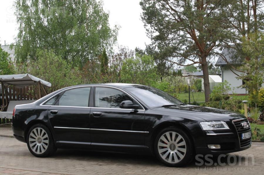 Black Audi A8 2009 in Liepaja, with an engine capacity of 3.00 L and mileage of 255 thousand km for 8500 €, photo 13 on AUTOMOTO.COM.LV