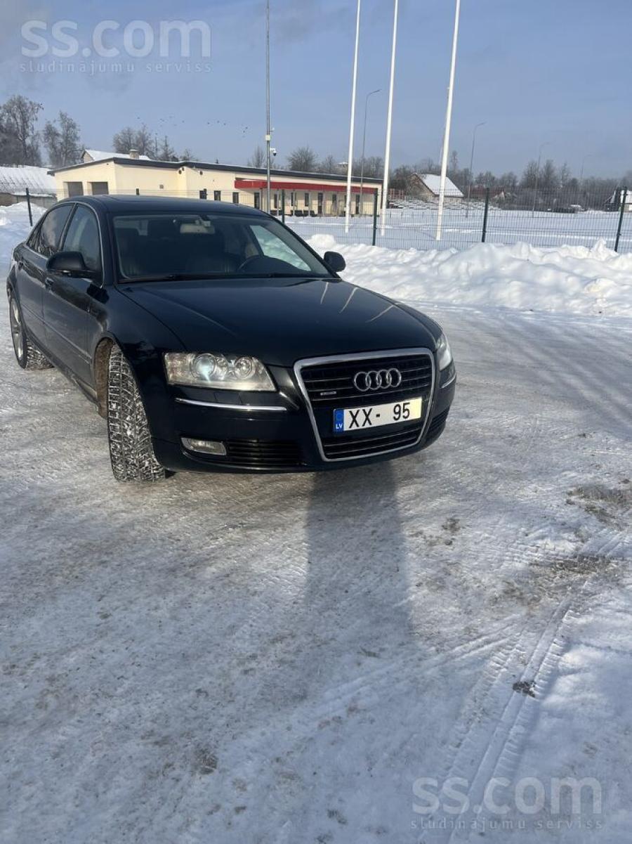 Черный Ауди А8 2009 в Балви, объемом двигателя 4.20 л и пробегом 500 тыс. км за 6900 €, фото 1 на AUTOMOTO.COM.LV