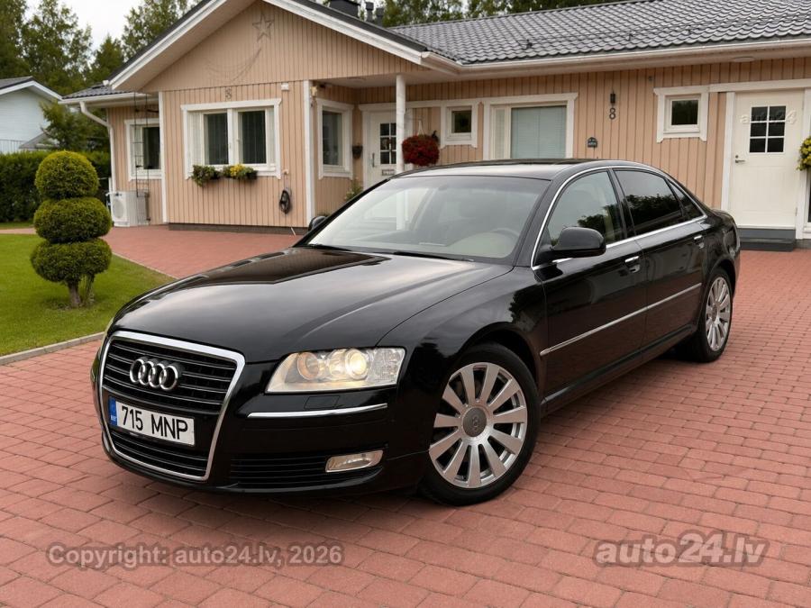 Black Audi A8 2009 in Parnu, with an engine capacity of 4.10 L and mileage of 281 thousand km for 8000 €, photo 1 on AUTOMOTO.COM.LV